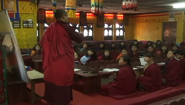 Students attend teaching on Buddhism - BBS | BBS