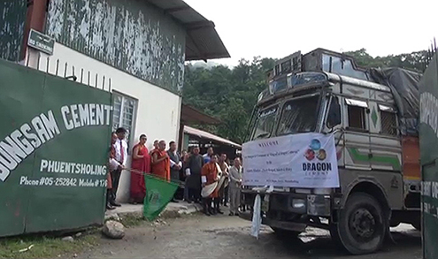 Dungsam starts exporting cement from Phuentshogling - BBSCL