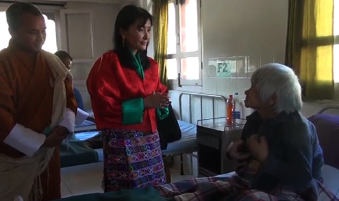 Her Majesty Gyalyum Sangay Choden Wangchuck in Trongsa - BBSCL