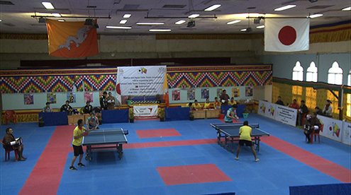 Friendly table tennis match between Japan and Bhutan held - BBSCL