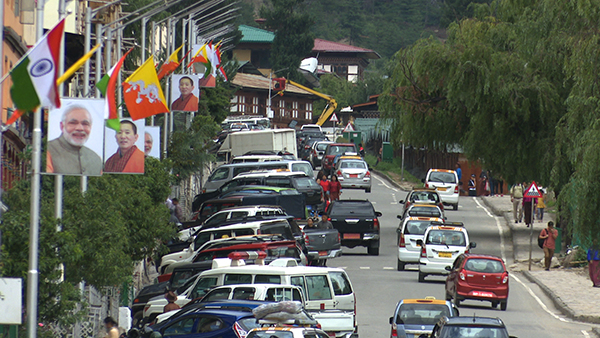 Traffic information during Indian PM visit - BBSCL