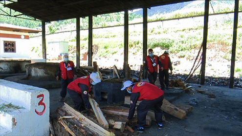 The frontliners at the crematorium, Red Cross volunteers - BBSCL