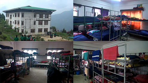 Hostel congestion in Samcholing Central School in Trongsa - BBSCL
