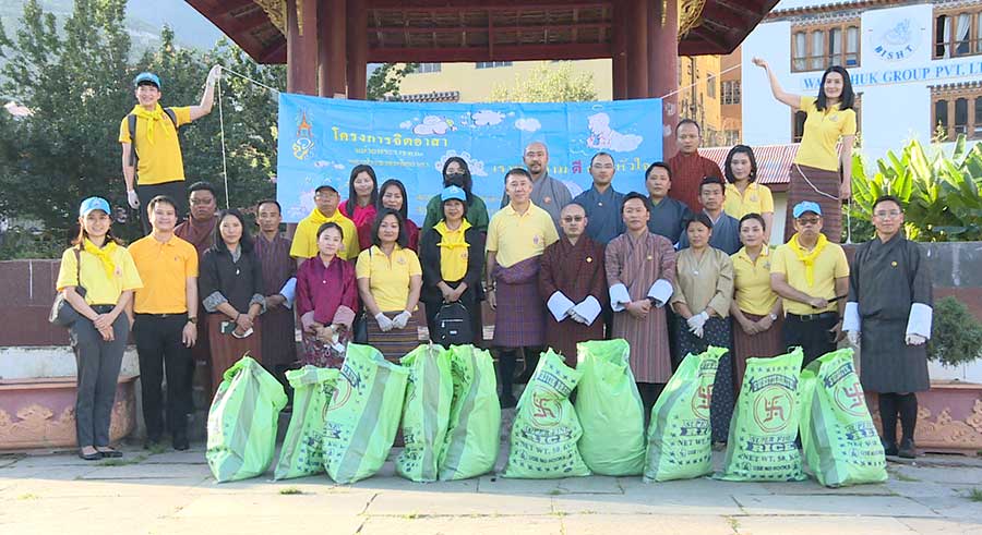 Ambassador of Thailand to Bhutan initiate a cleaning campaign at Thai ...