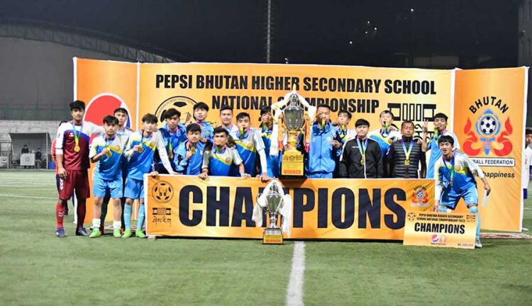 Ugyen Academy win first Bhutan Higher Secondary School National ...
