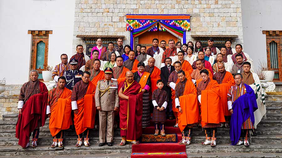 His Royal Highness The Gyalsey launches Bhutan NDI - BBSCL