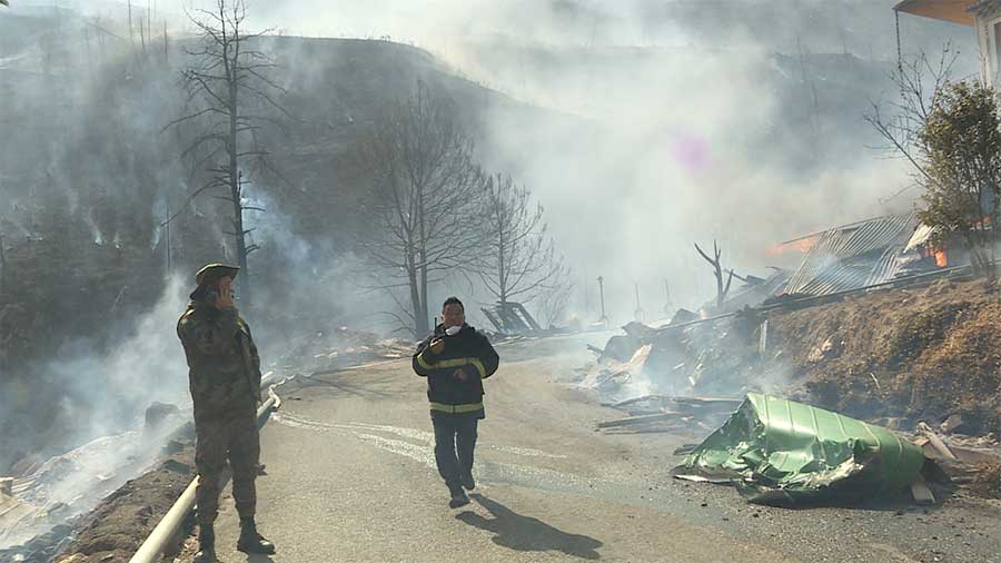 Man dies in Debsi fire, residents left without power - BBSCL