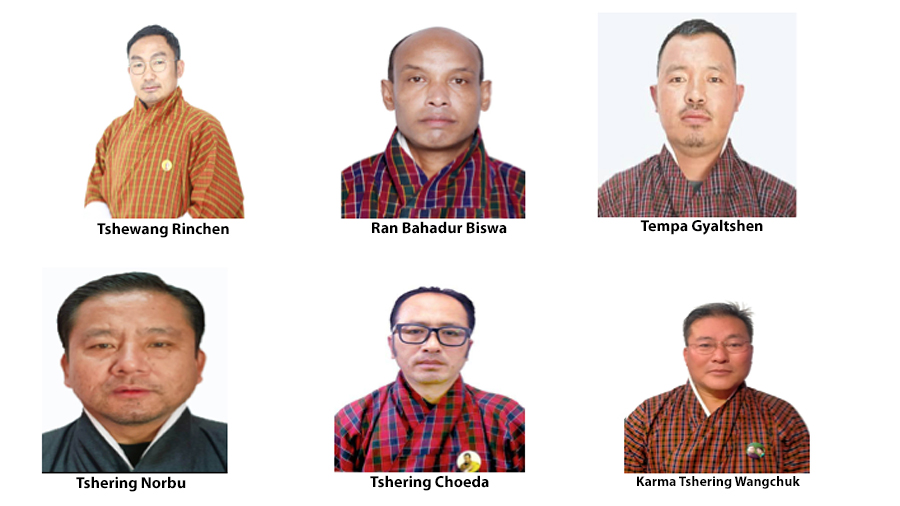 Six NC Election nominees from Samdrup Jongkhar - BBSCL