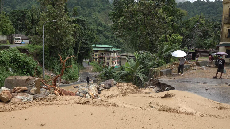 Incessant rainfall causes flash floods, landslides and roadblocks in ...