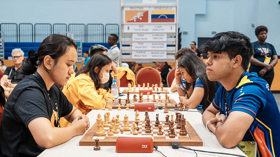 Bhutanese chess team climbs rankings at FIDE World Schools Team Chess ...