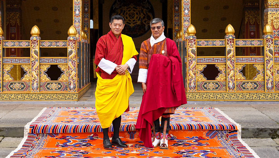 His Majesty The King confers red scarf and grants promotion to RBA, RBP ...