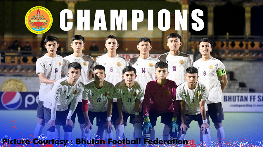 YHSS wins Bhutan Higher Secondary School Football Championship 2023 - BBSCL