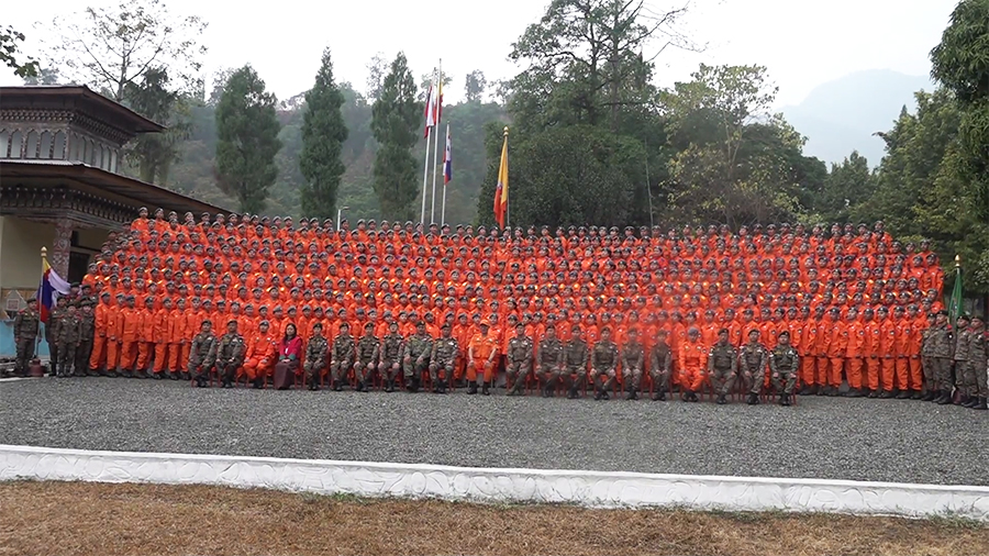 PM graces 61st batch Accelerated DeSuung Integrated Training Programme in Gelephu - BBSCL