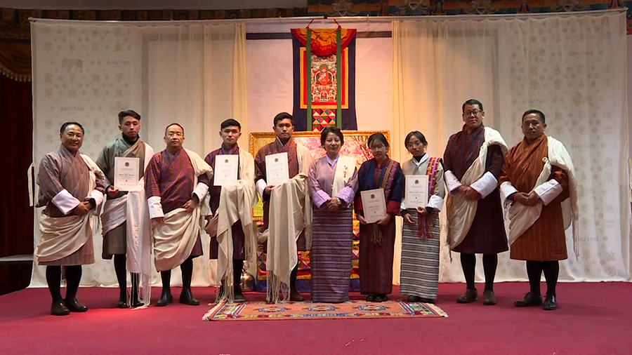 Six students honored with HRH Gyalsey Mathematics Awards - BBSCL