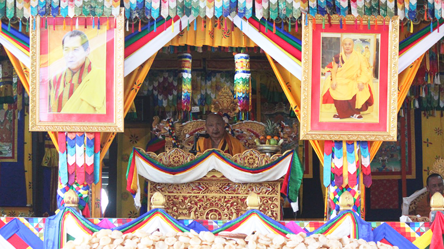 Dorji Lopen presides over Gasa Moenlam Chhenmo - BBSCL