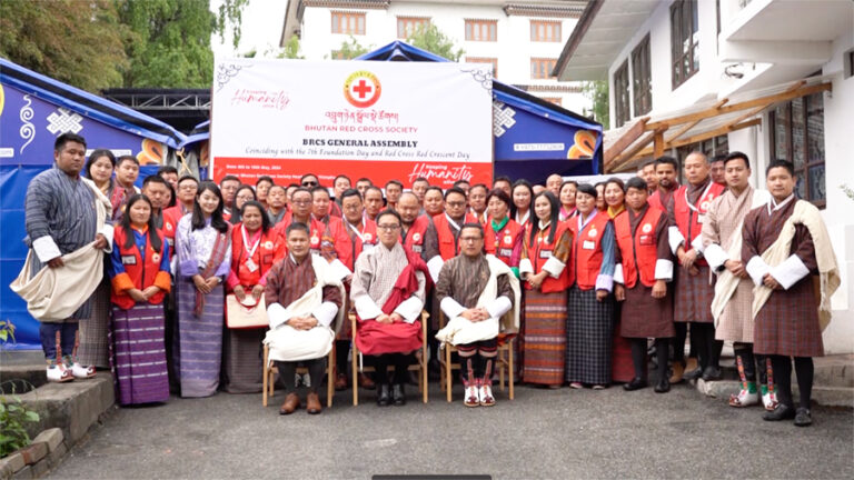 Bhutan Red Cross Society strengthening disaster response preparedness at grassroots level - BBSCL