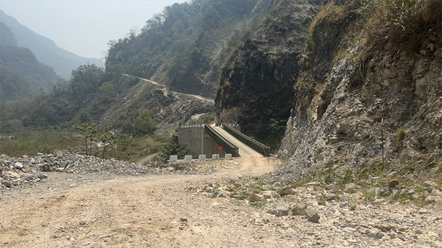 People awaiting blacktopping of final 20-KM stretch on Samtse-Haa ...