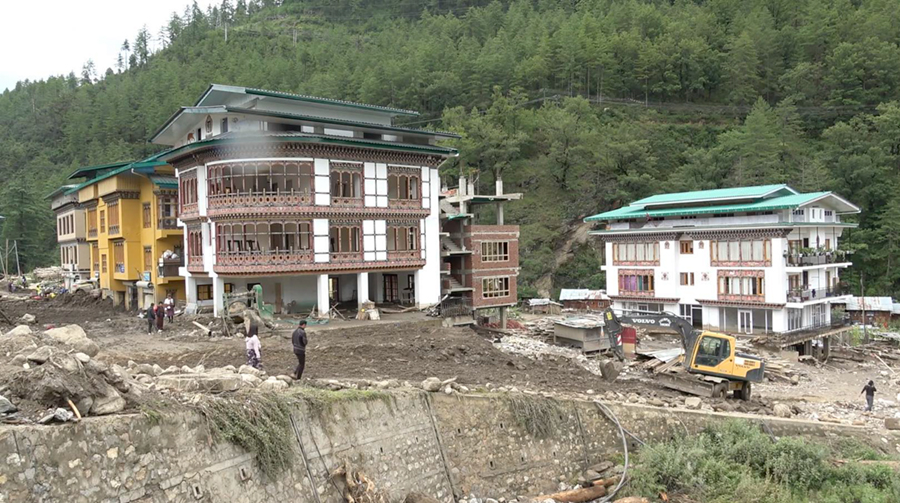 Officials trying to determine cause of Dechencholing flood - BBSCL