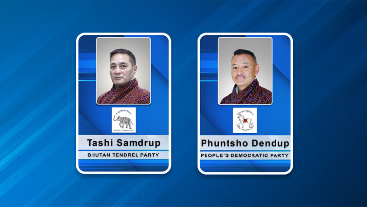 Tashi Samdrup from BTP and Phuntsho Dendup from PDP to face off in Nubi ...