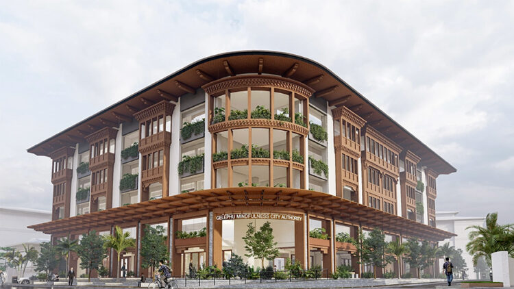 GMC launches first building project in Gelephu - BBSCL